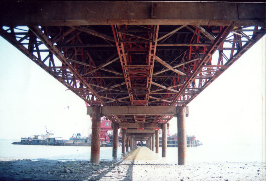 Length 6-54m Bridge Truss Height 2.134m Steel Truss Bridge