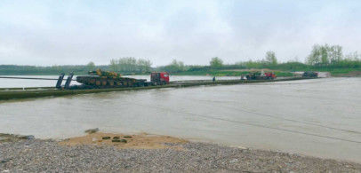 Hz100 Power Pontoon Bridge Loaded Interior Bay (L×W×H) ≤13m×3.5m×4m