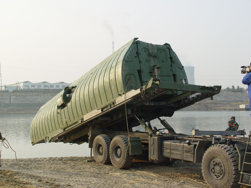 Ferry Military Pontoon Bridge Tracked Load 72t Or Wheel Load 83t To ...