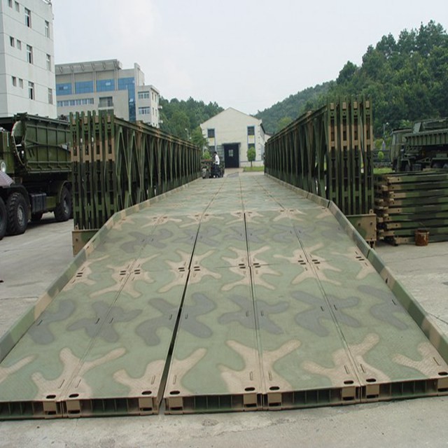 Compact Panel Prefabricated Bailey Bridge With 100 Design Load Hs25-44