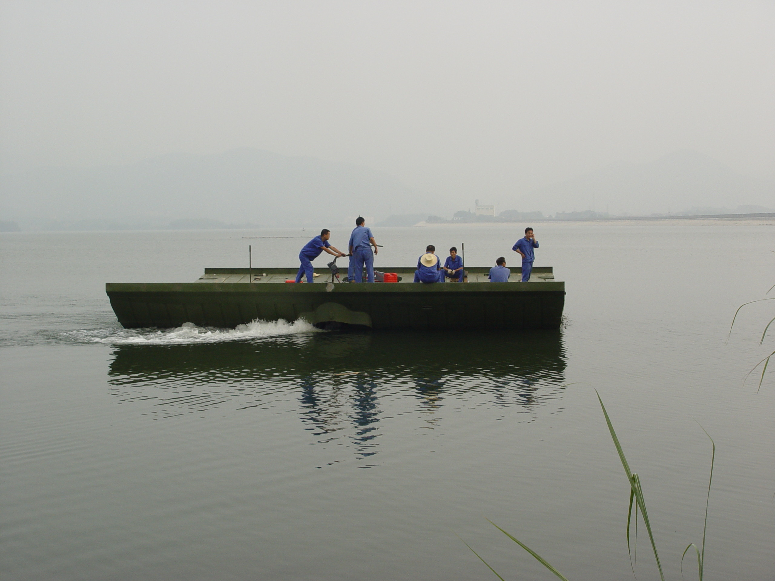 20t Ferry Emergency Power Pontoon Bridge Steel