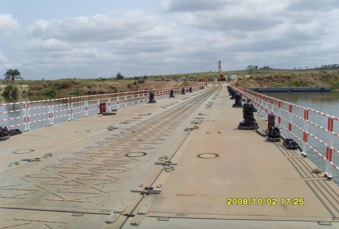Trestle Floating Pontoon Bridge