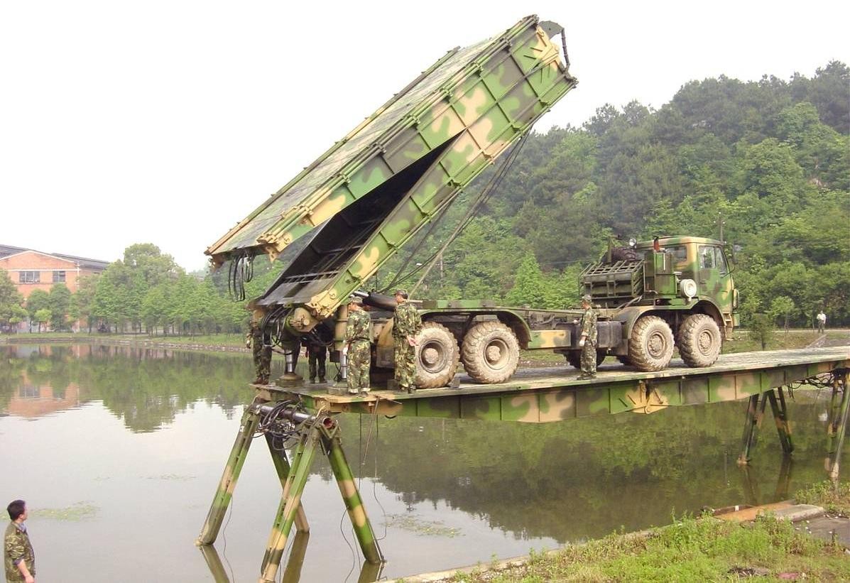 75m Length Heavy Mechanized / Emergency Bridges For Tanks, Artilleries ...