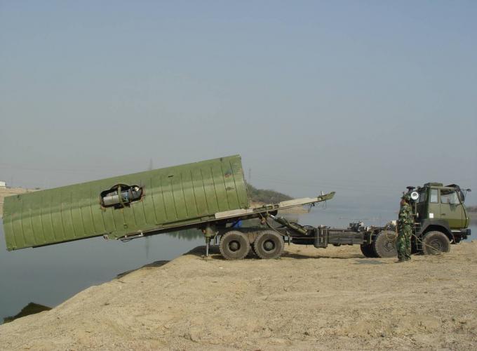 Power pontoon bridge\Power floating bridge